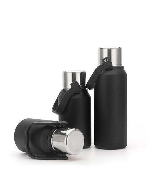 Double Layer Lid Stainless Steel Bottle | big capacity bottle | big ...